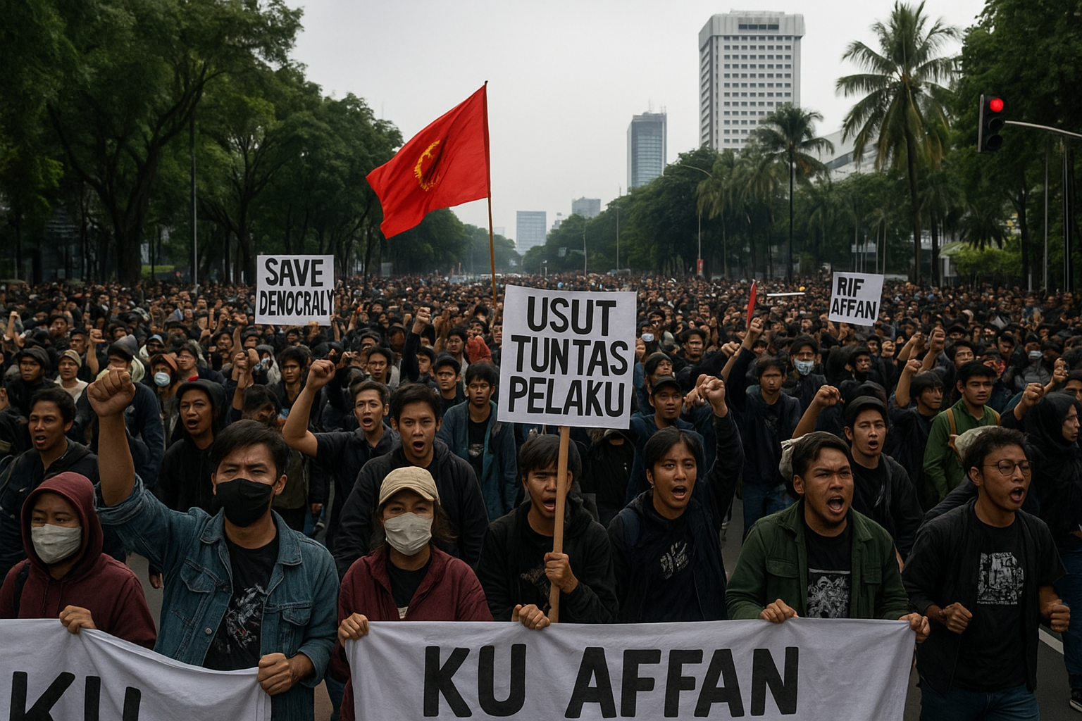 Jakarta Memanas: Gelombang Demo setelah Tewasnya Affan Kurniawan - News Balikpapan